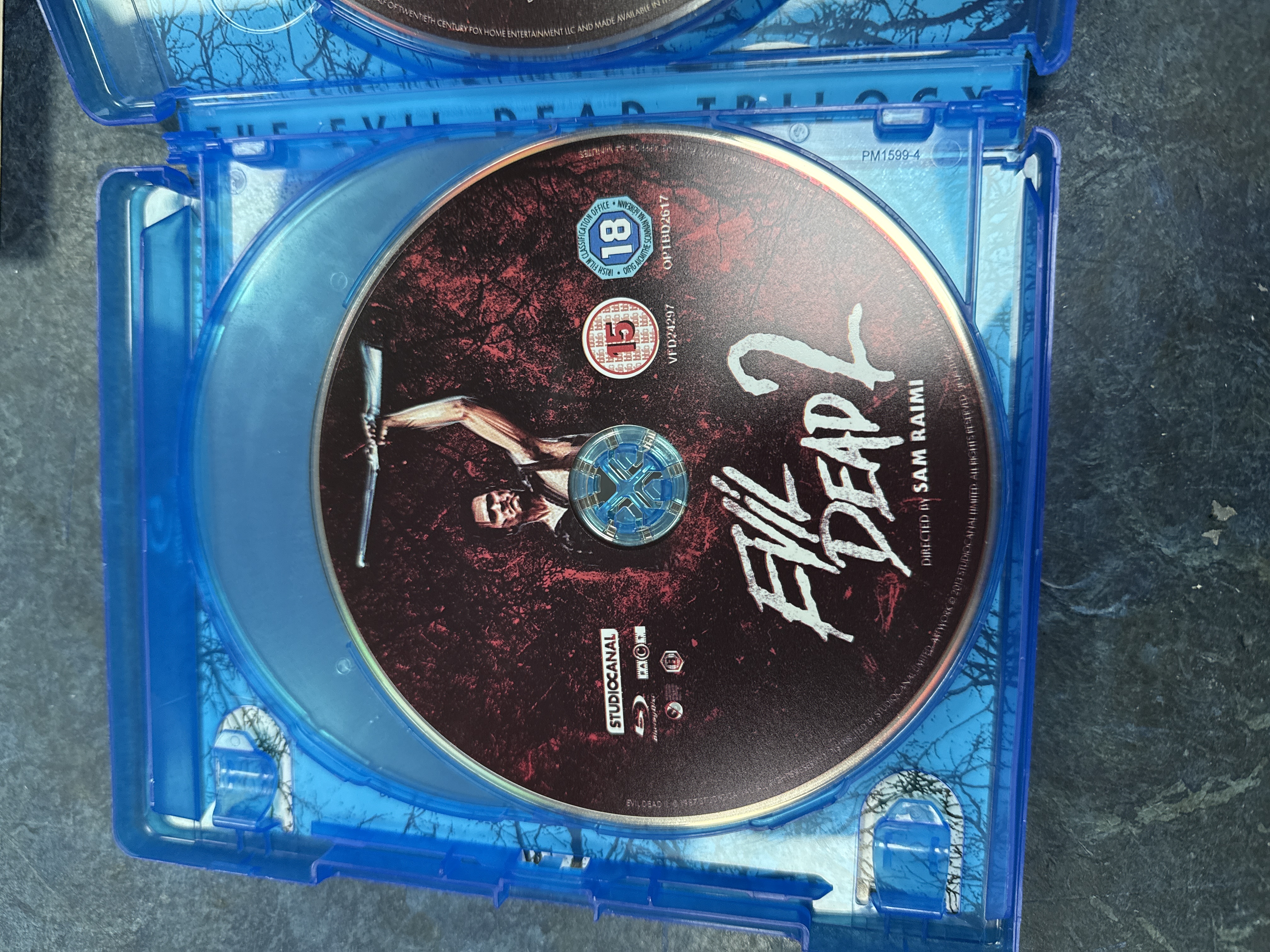 Pre-owned Blu ray the evil dead trilogy blu ray disc set - Own4Less